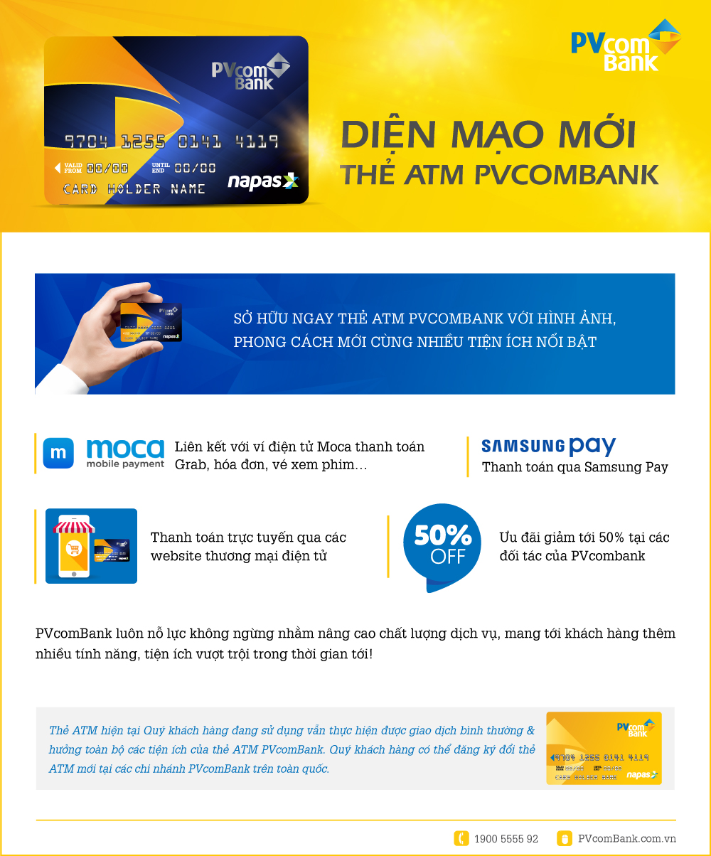 Diện mạo mới Thẻ ATM PVcomBank | Tin PVcomBank | Tin tức | Ngân hàng ...
